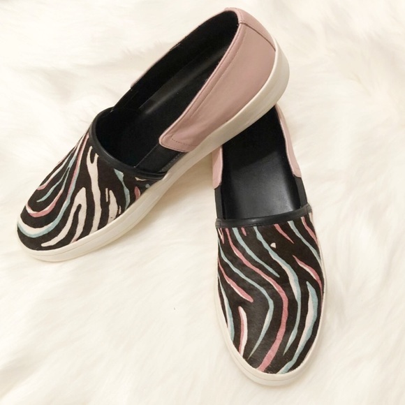 LOGO by Lori Goldstein | Shoes | Logo Megan Colorful Zebra Striped Calf ...